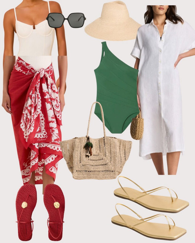 4 Beach Outfit Ideas - alittlebitetc